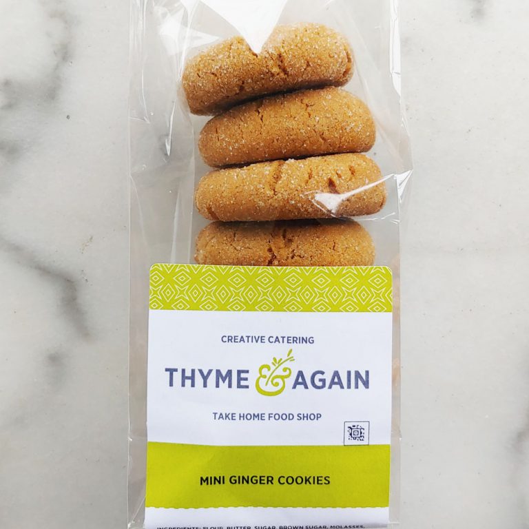 Mini Ginger Cookies (Packaged) | Thyme & Again